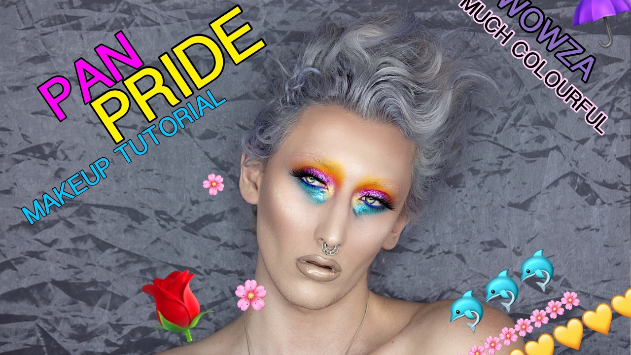 PAN PRIDE I makeup tutorial - YouTube