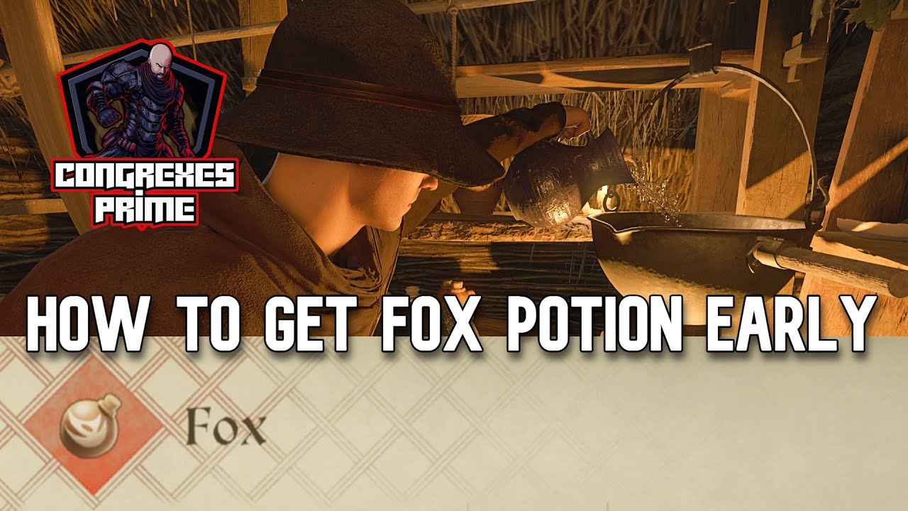 How To Get The FOX POTION Quickly In Kingdom Come Deliverance 2 - YouTube