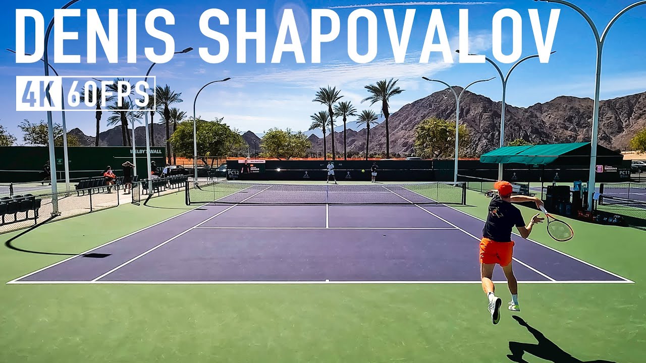 Denis Shapovalov - Forehand & Backhand practice [4k 60fps] - YouTube