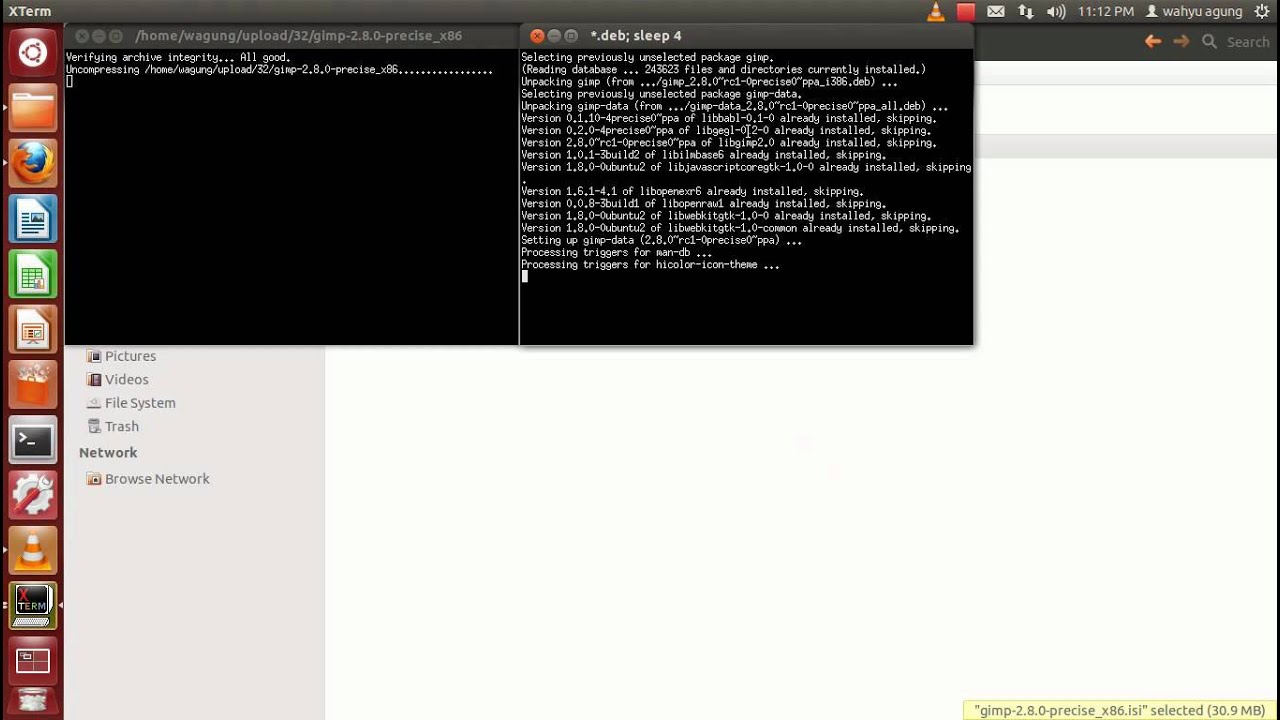 HOWTO: Install a .isi file in Ubuntu 12.04 (Offline Installer) - YouTube