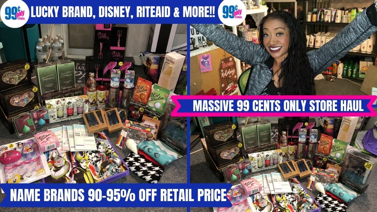 MASSIVE 99 CENTS ONLY STORE HAUL~NAME BRAND FINDS 90-95% OFF RETAIL ...