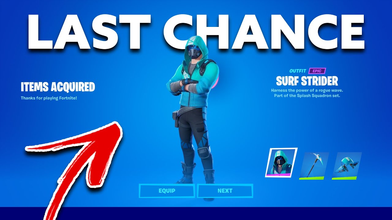 This Is Your LAST CHANCE To Get The FREE Surf Strider Skin! (NEW UPDATE ...