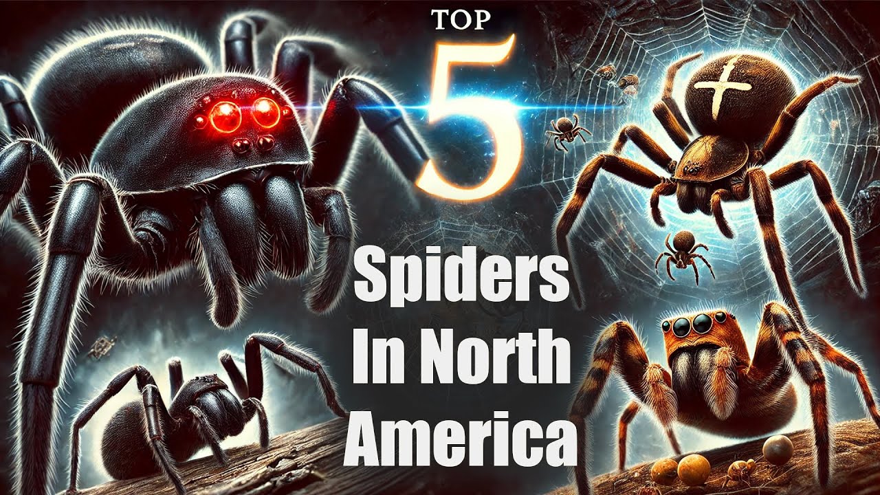 🕷 The Top 5 Most Amazing Spiders in North America! 😱 - YouTube