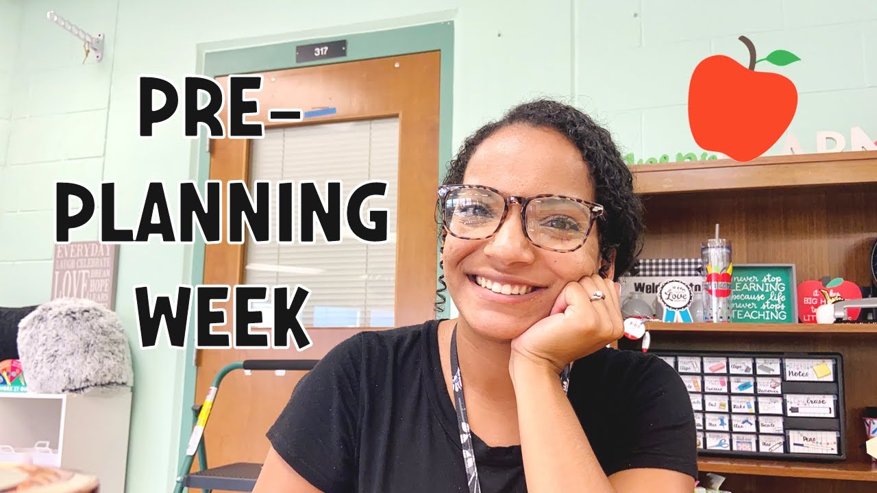 MY FIRST WEEK OF PRE-PLANNING | First Year Teacher Vlog - YouTube