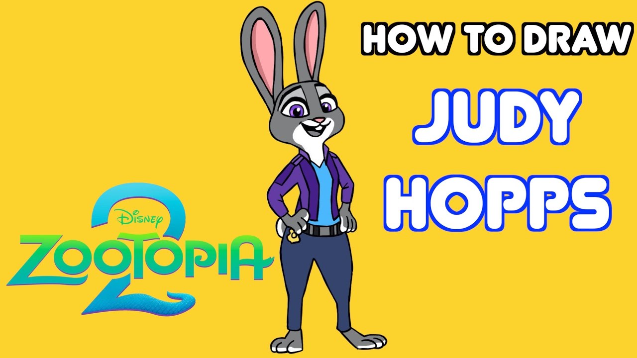 How to Draw Judy Hopps Rabbit from Zootopia 2 - YouTube