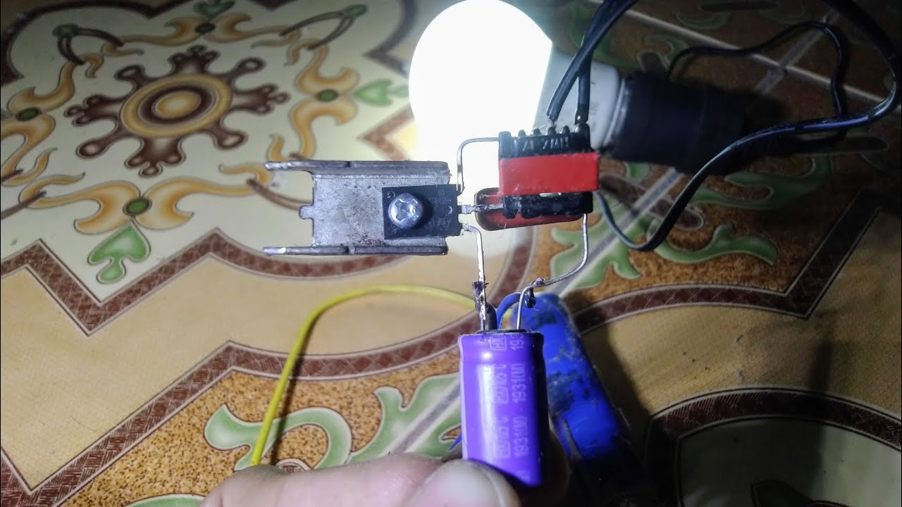 How to Make a Simple Low Power Inverter for Emergency Lights | DIY 3.7V ...