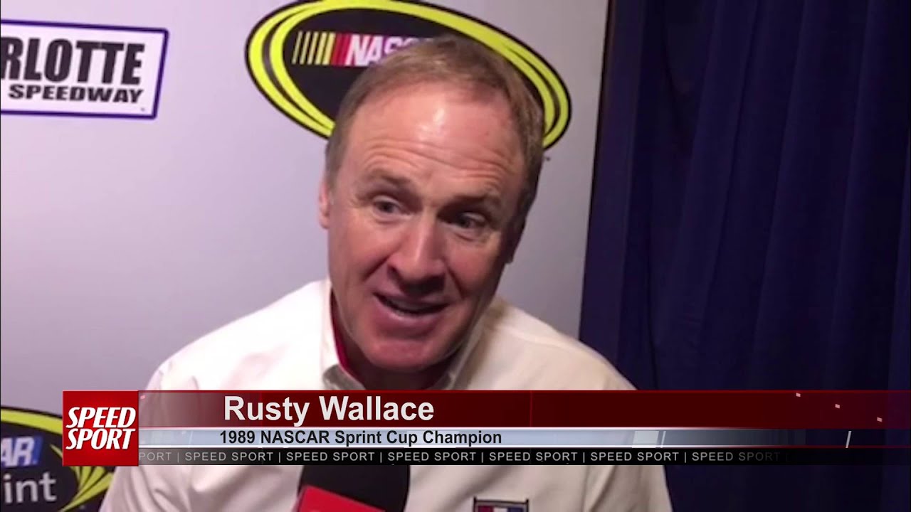 SPEED SPORT Rusty Wallace Interview 2016 NASCAR Media Tour - YouTube