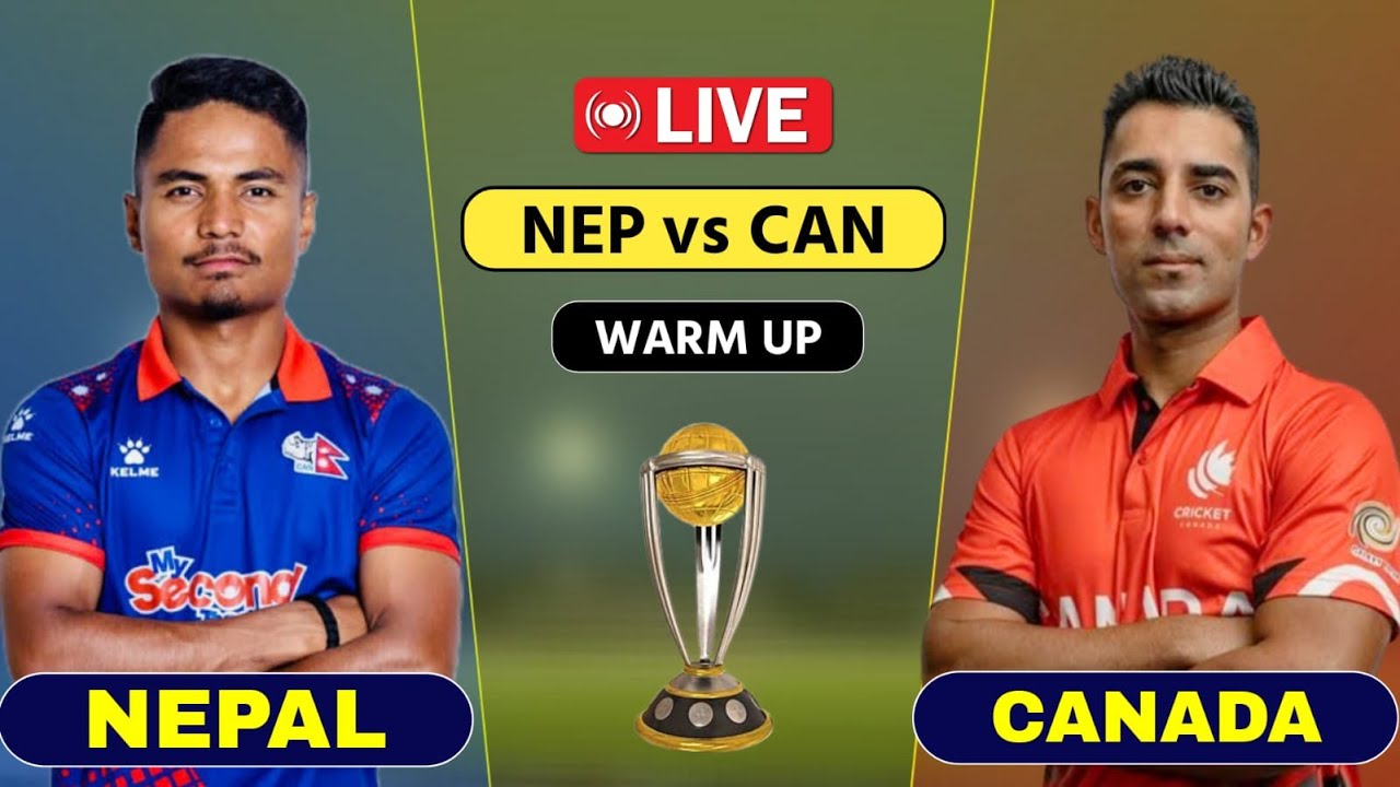 Nepal vs Canada Live | CAN vs NEP Live Match Today #cricketlive - YouTube