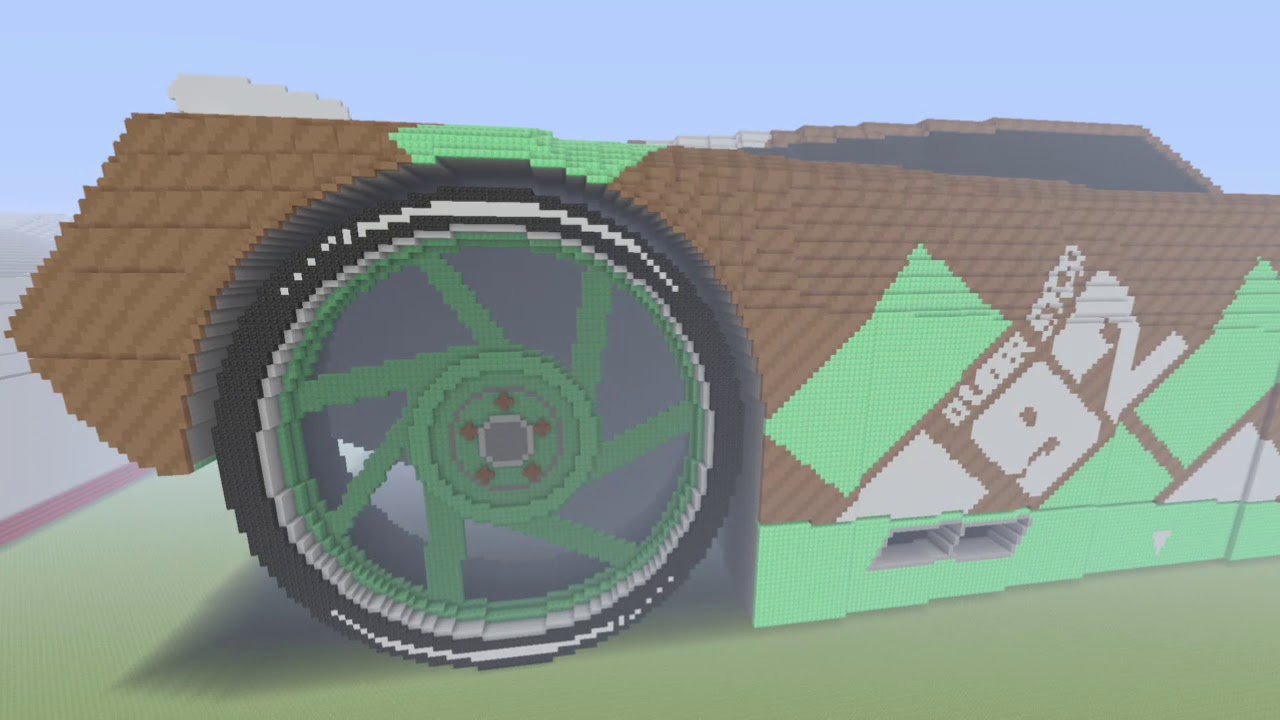 Minecraft Disney Pixar Cars Mega Build - Sheldon Shifter (Next-Gen ...