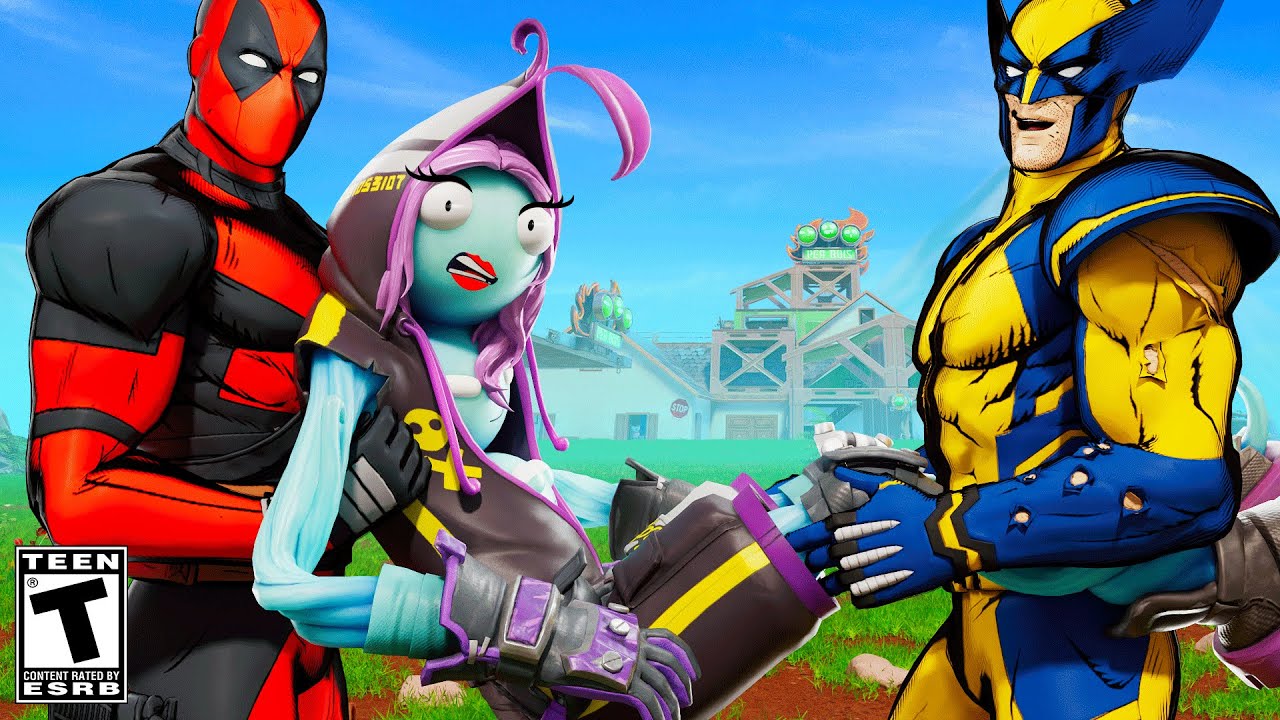 DEADPOOL and WOLVERINE FALL IN LOVE with the SAME GIRL.. Fortnite - YouTube