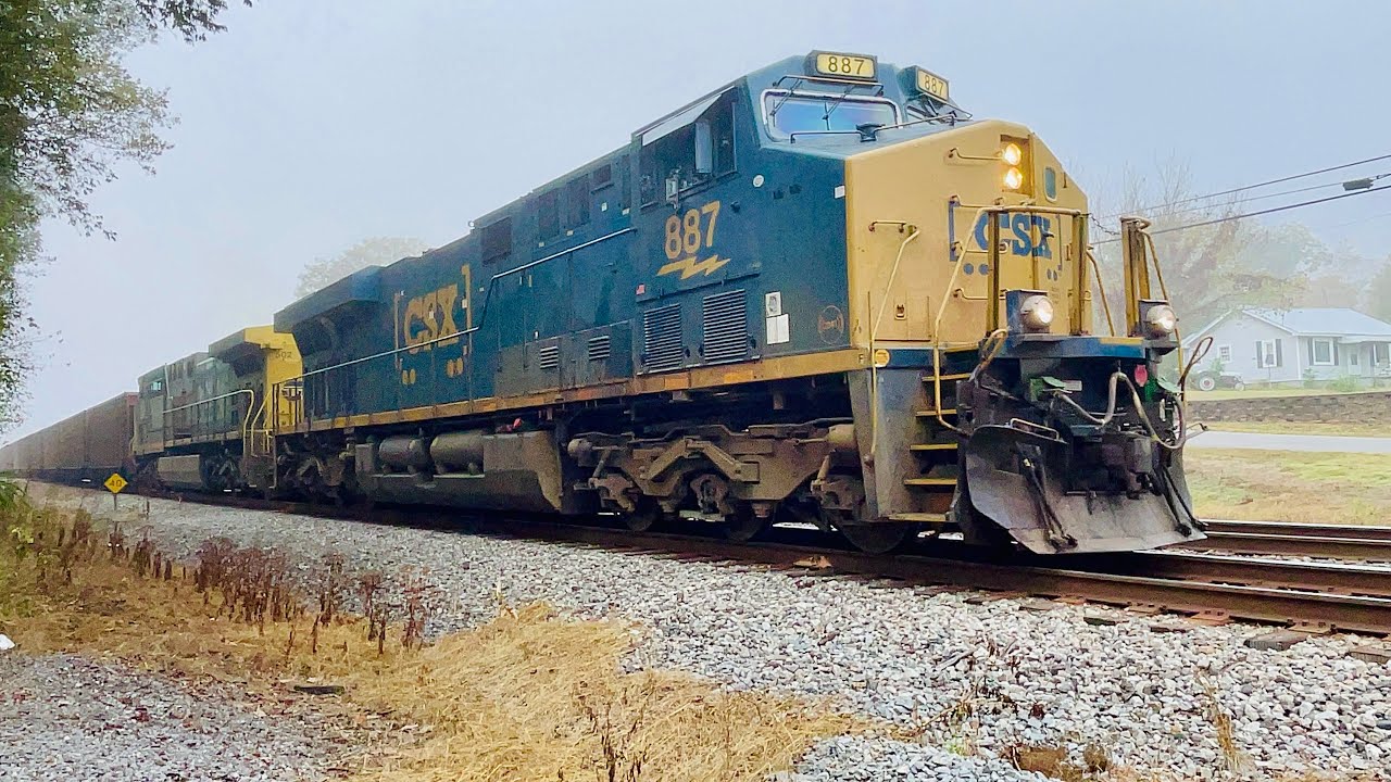 CSX SCWX loaded coal train @ Stevenson, Alabama - YouTube