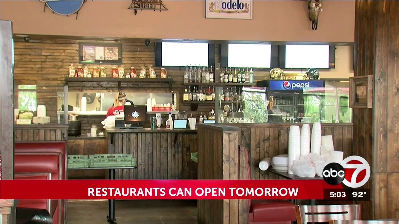 Texas restaurants can reopen Friday - YouTube