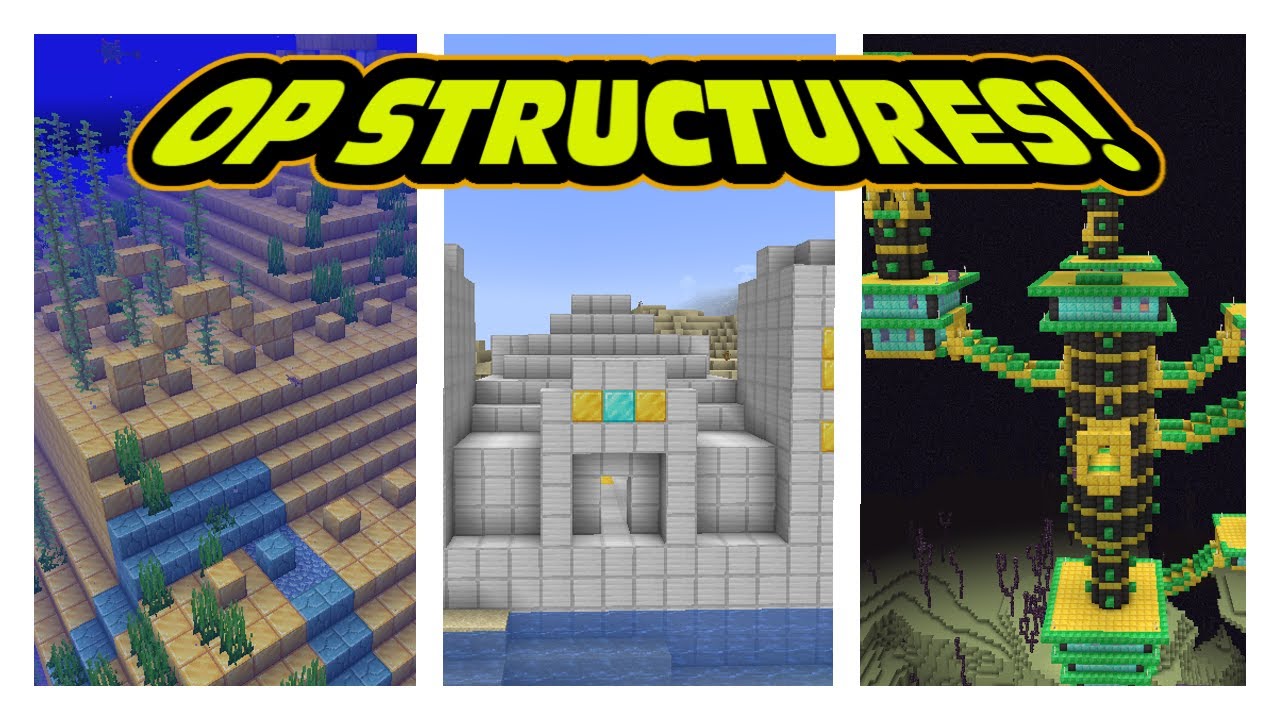 OP Structures! Super Awesome Data Pack for Minecraft! 1.17.1 - YouTube