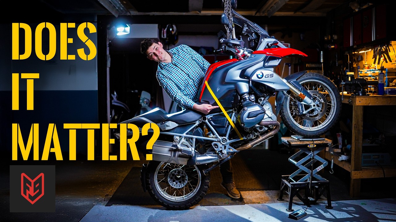 Mark Your Motorcycle’s Centre of Gravity with a Bathroom Scale - YouTube