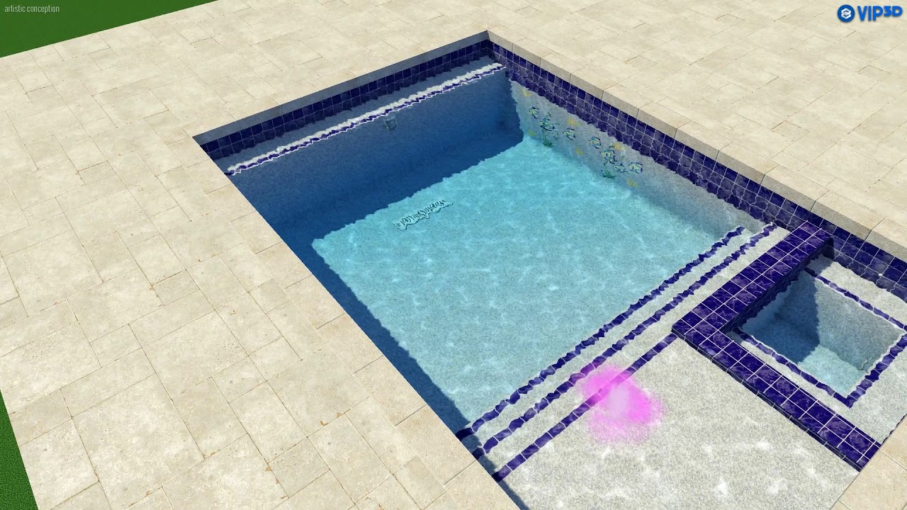 Vip3D Swimming Pool Design for Joe - YouTube