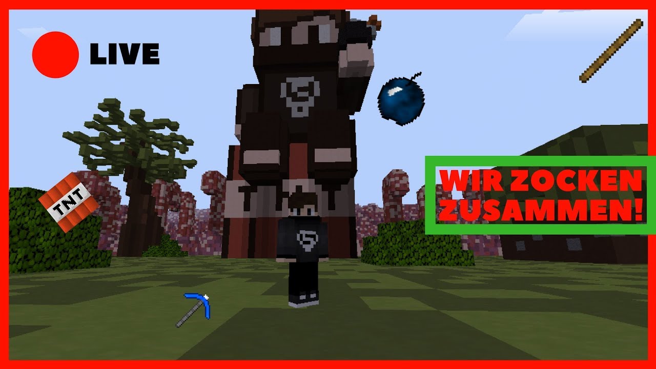 Minecraft | WIR ZOCKEN GEMEINSAM + VIELE INFOS🤗 [🔴LIVE] | Deutsch - YouTube