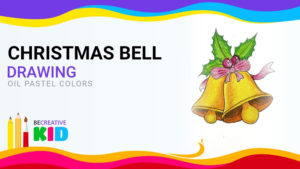 How to draw Christmas bells year end drawing art easy #chirstmas2023 # ...