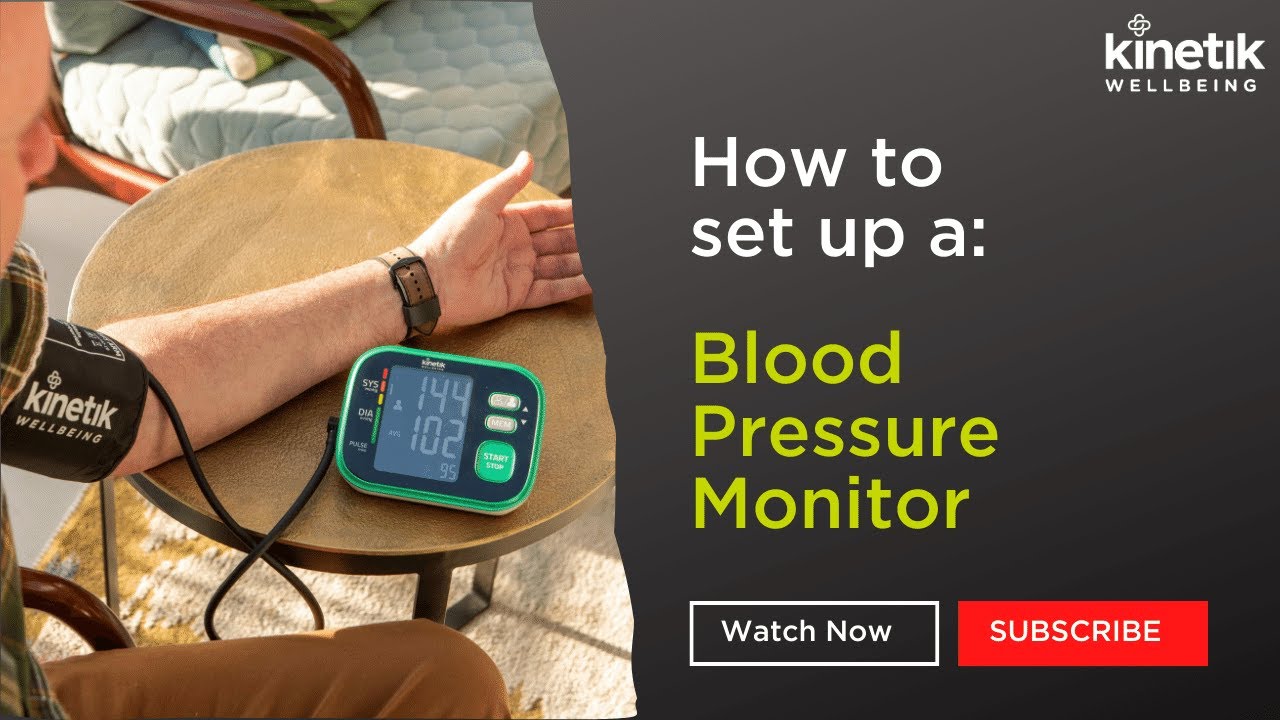 How To Use A Fully Automatic Blood Pressure Monitor Kinetik Wellbeing How To Use A Fully Automatic Blood Pressure Monitor Kinetik Wellbeing