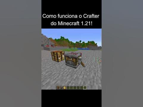 Como funciona o Crafter do Minecraft 1.21!! #shorts #minecraft - YouTube