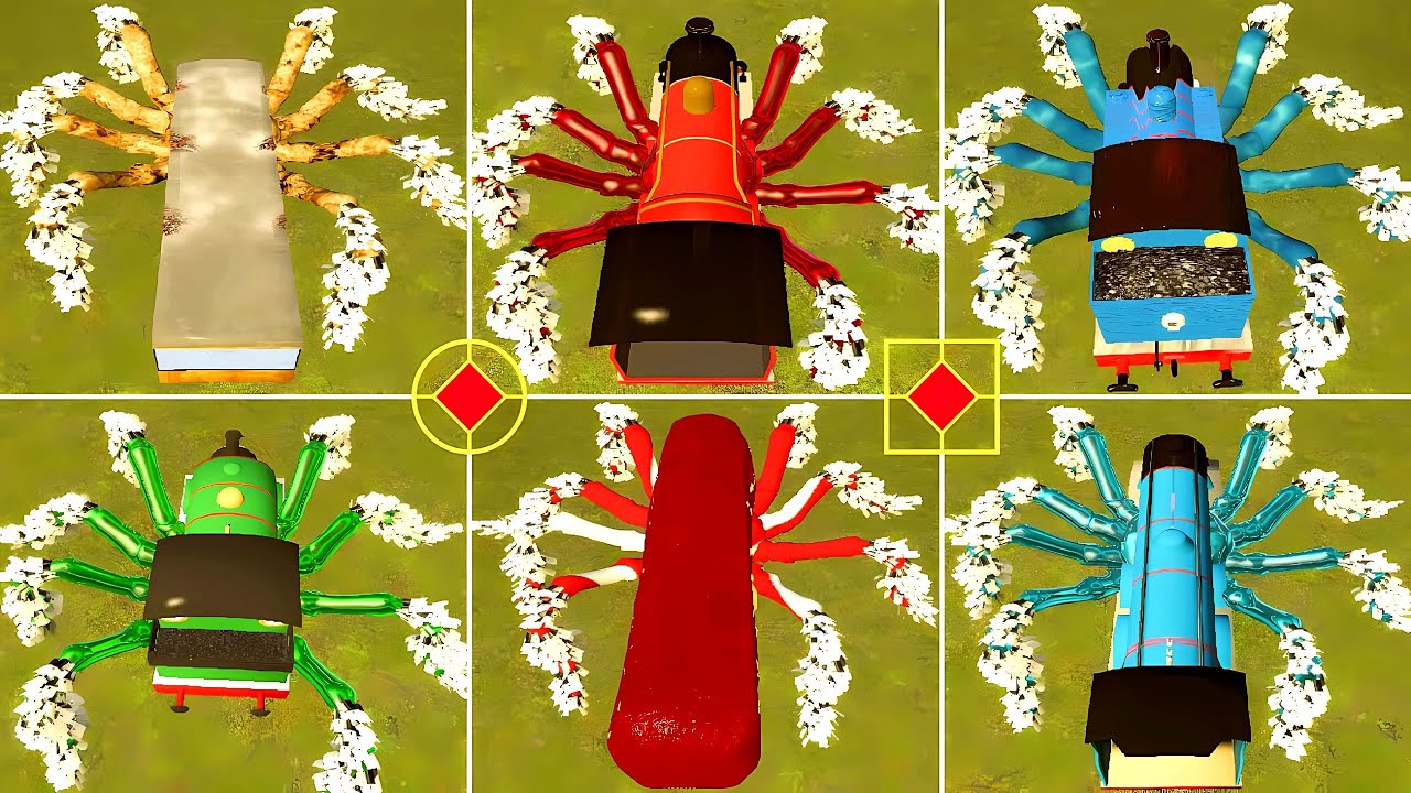 Old And New Forms, Evolution Thomas Train turned into REAL MUSCLE ...