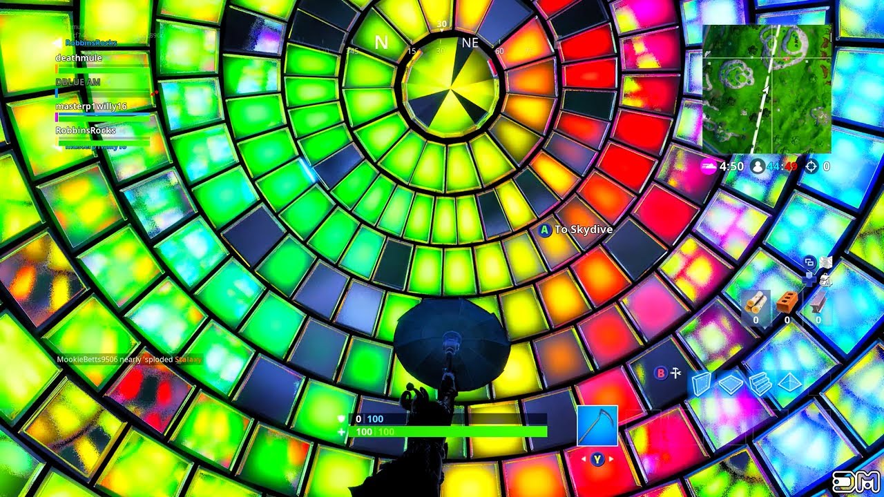 Fortnite Fly into the 2019 Ball Drop! New Years 2019 in Game Fireworks ...