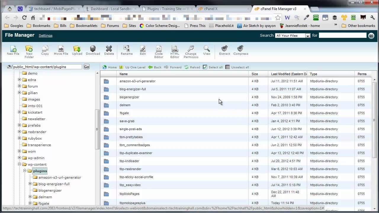 Upgrade WordPress Plugin Manually Using cPanel - YouTube