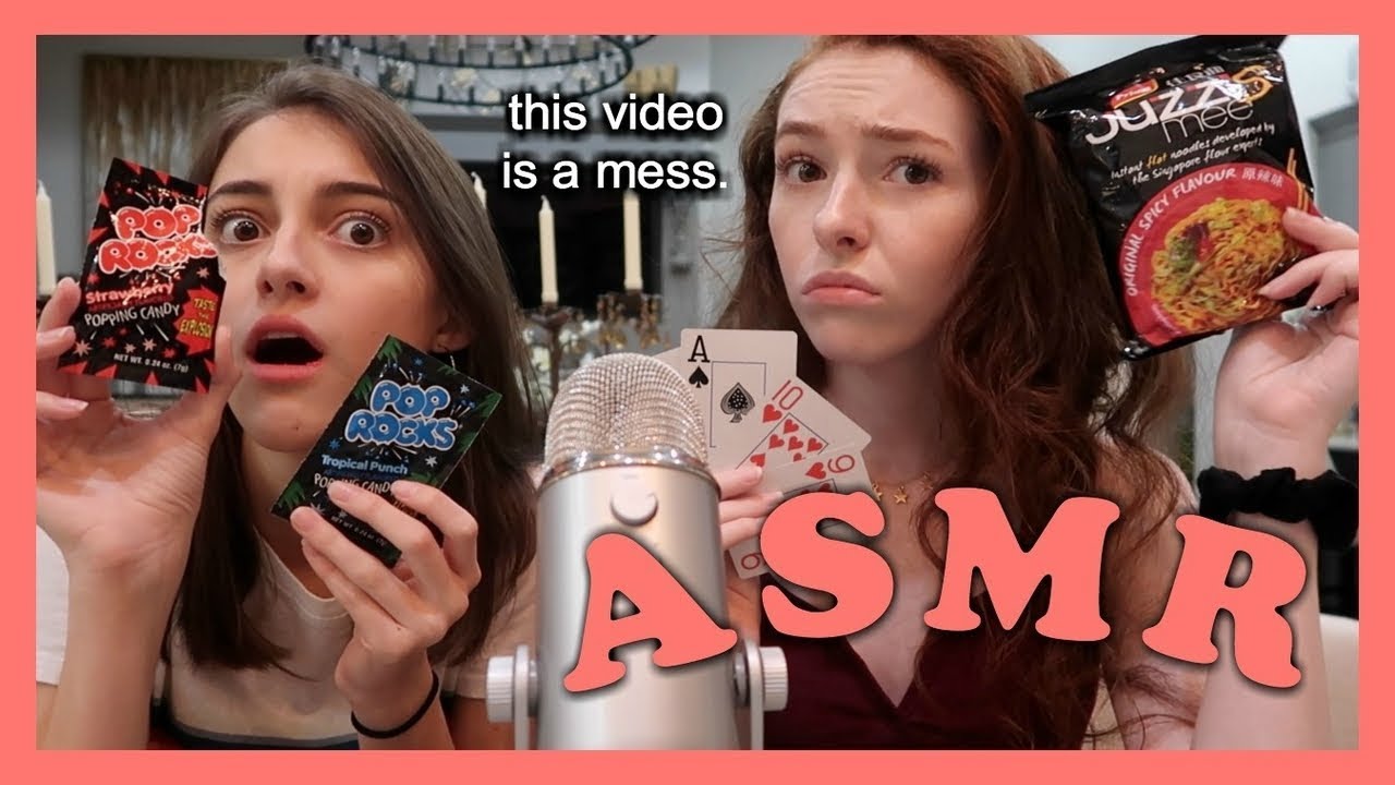 i tried ASMR... with my best friend - YouTube