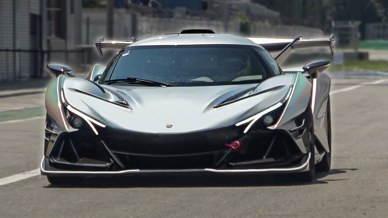 The $2.7M Apollo IE is INSANELY LOUD! - V12 Start up, Revs & Fly By ...