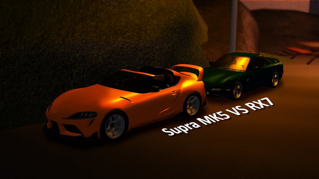 Crayon man in a Supra MK5 vs Man in a RX7 FD | Midnight Racing: Tokyo ...