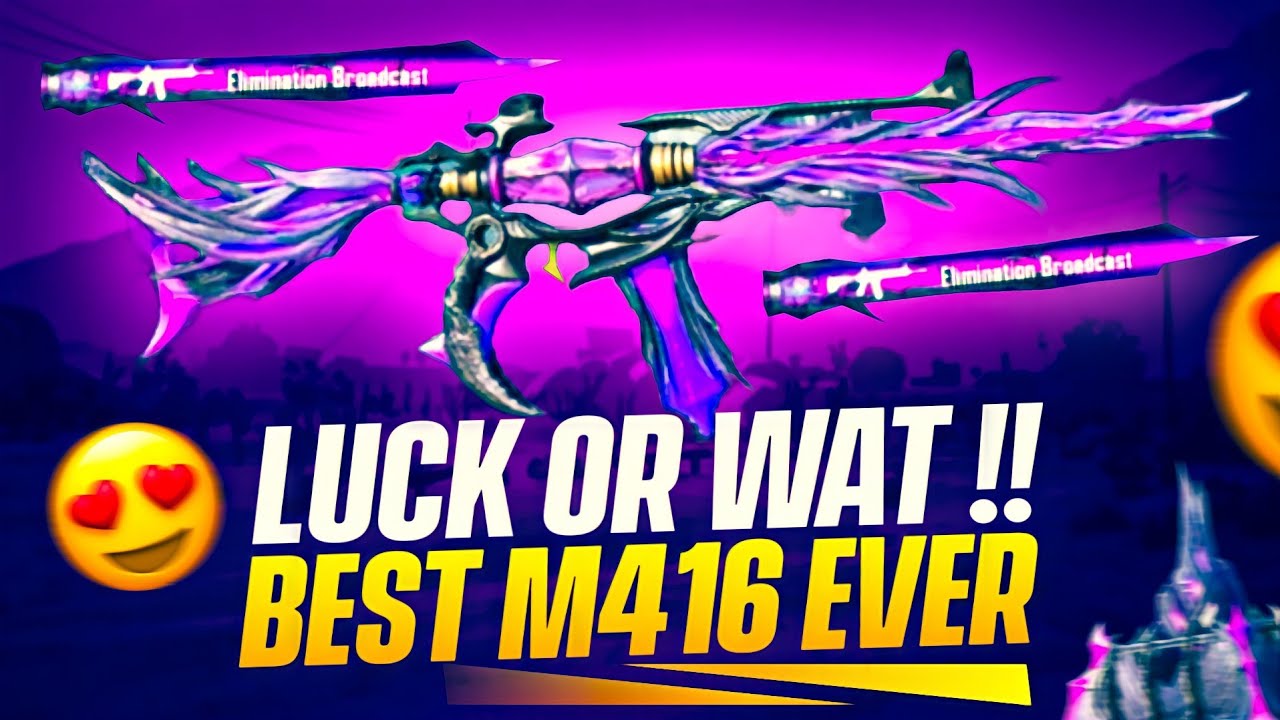 BEST M4 SKIN EVER SHINOBI KAMI||BGMI| LUCK OR WHAT!!!| NEW ULTIMATE ...