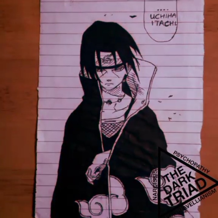The dark triad... 💀#Drawing #anime #art - YouTube