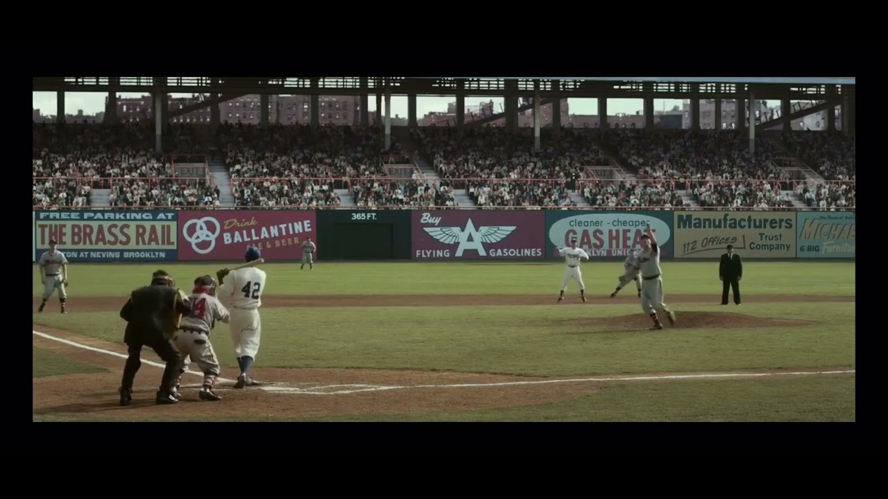 42: Broken Bat Scene - YouTube