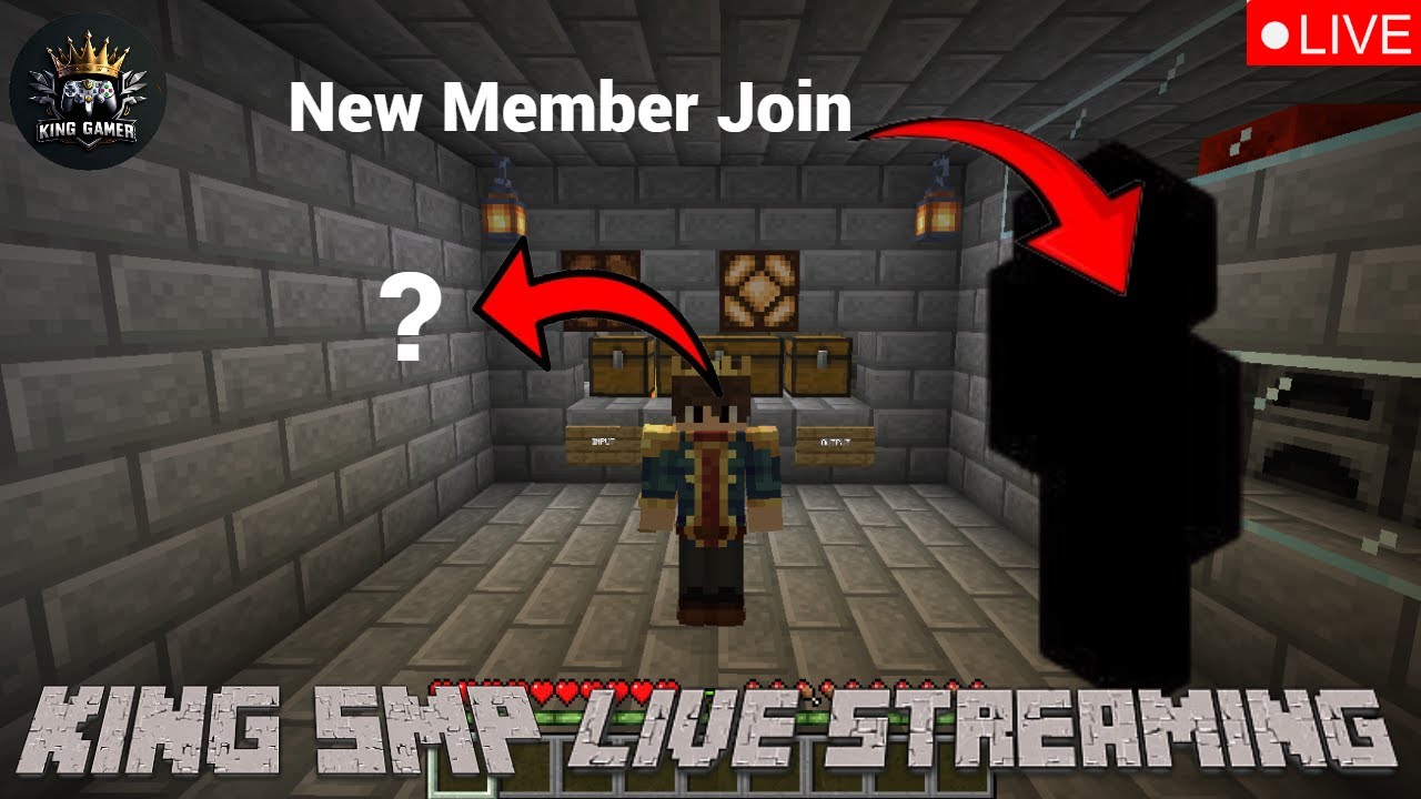 New Member Join Our SMP | MINECRAFT JAVA AND BEDROCK LIVE | KING SMP ...