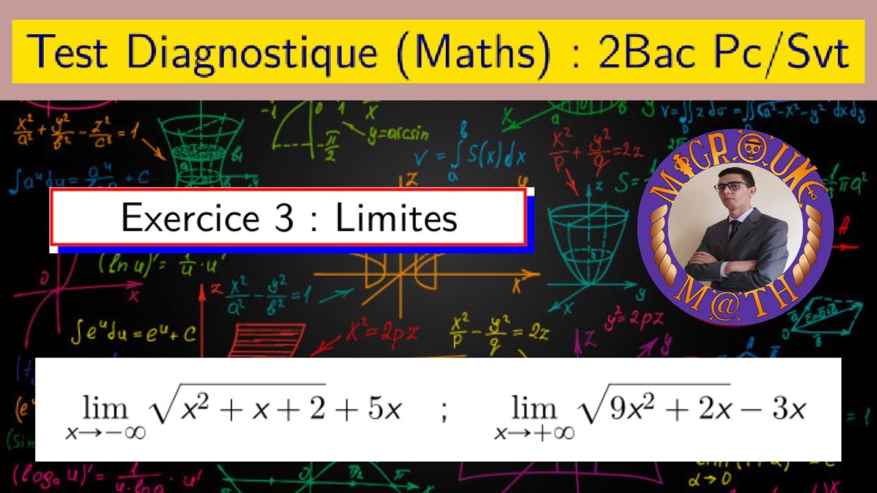 Limite d'une fonction — Rappel sur le calcul de limites — Exercice 3 ...