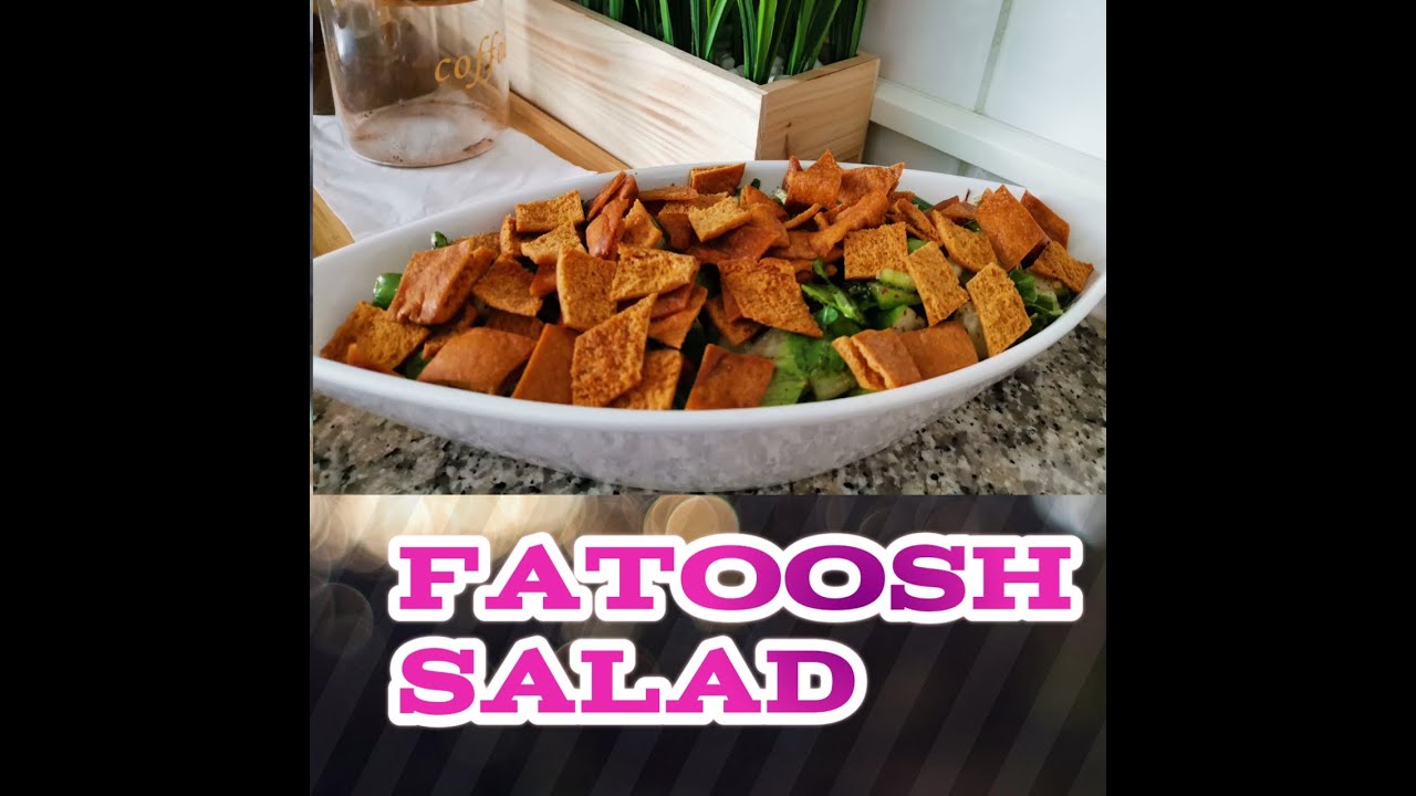 Making FATOOSH SALAD - YouTube