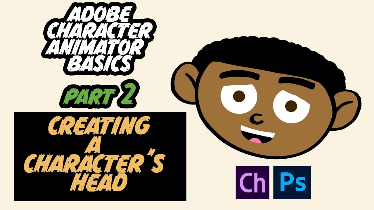 Adobe Character Animator Basics PART 2: Creating A Character's Head ...