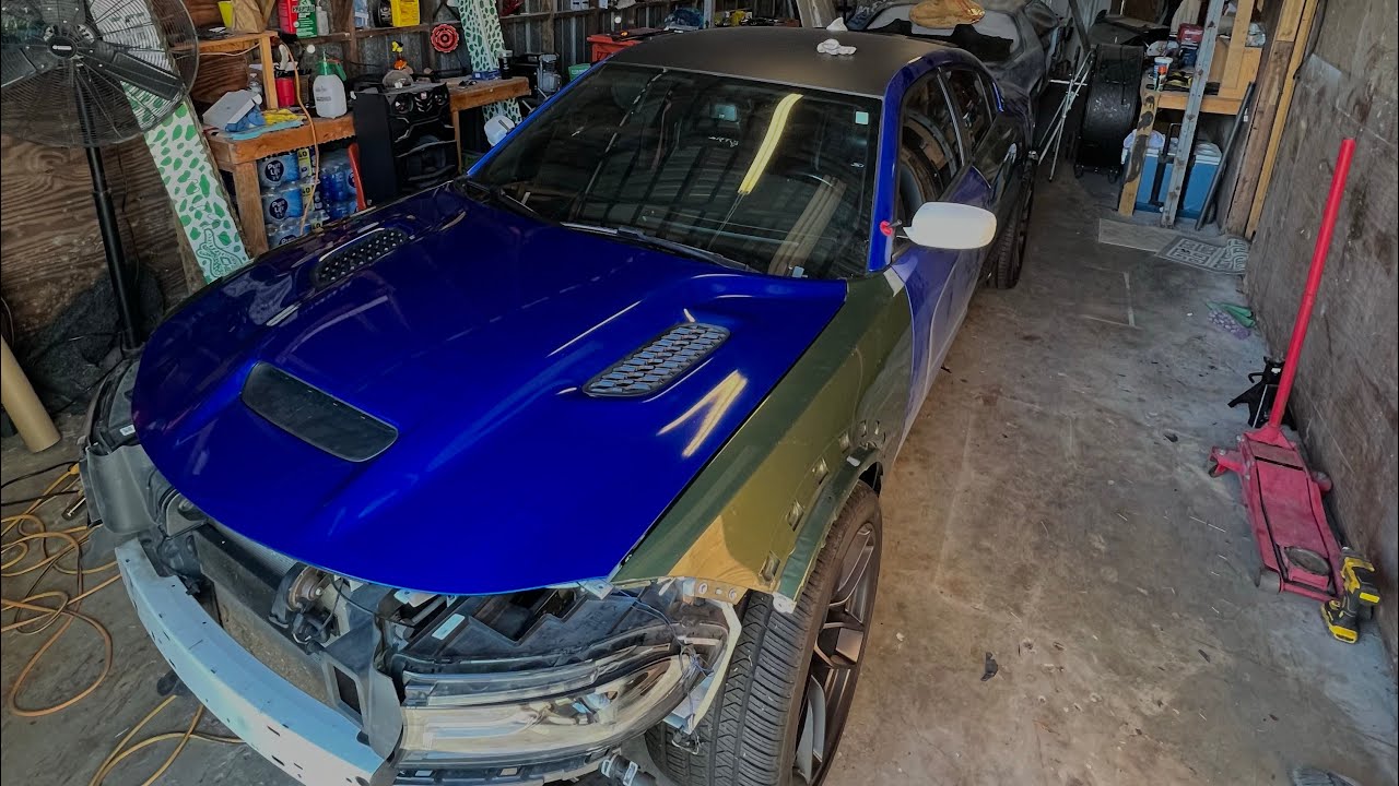 INSTALLING WIDEBODY KIT ON A HELLCAT! - YouTube