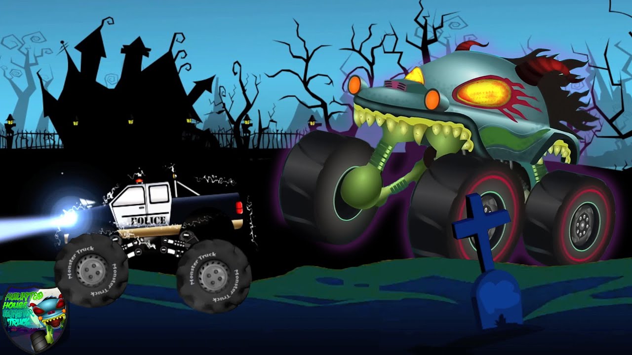 Police Car Vs Monster Truck + More Animated Cartoon Show For Kids - YouTube