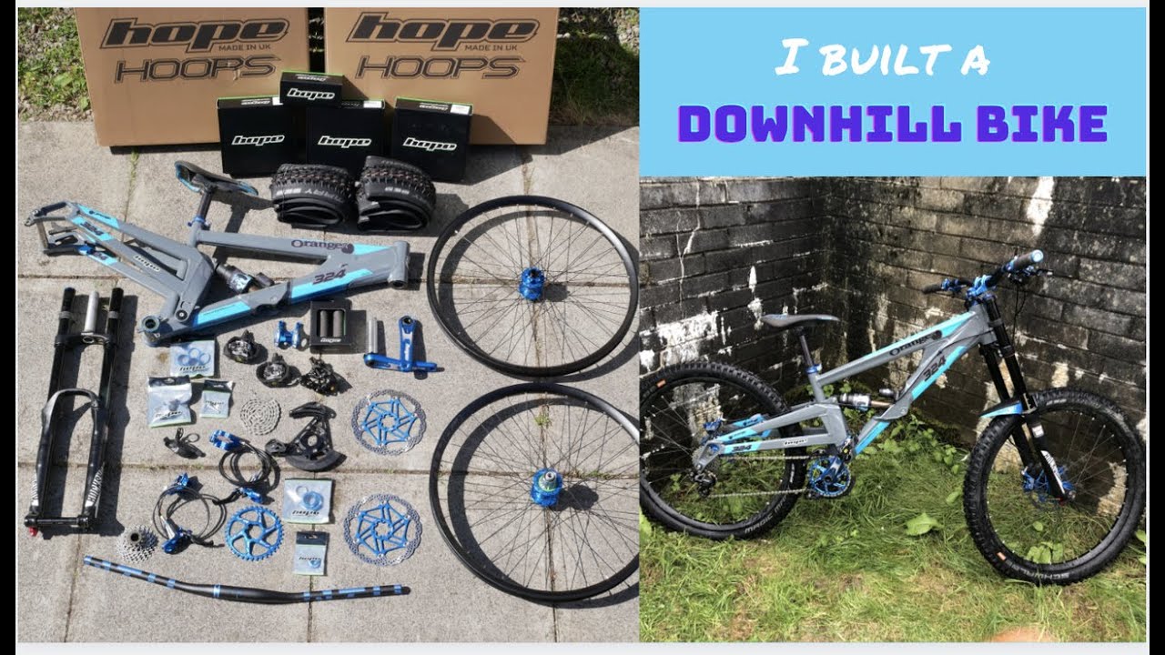I built My husbands his dream downhill bike using Hope Technology ...