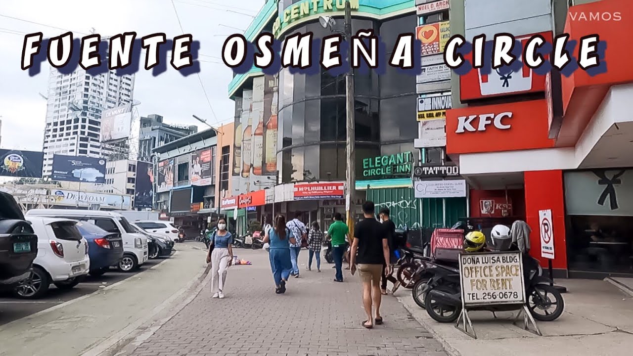 #FUENTE OSMEÑA CIRCLE CEBU January 2023 walking tour | #Cebu #Philippines - YouTube