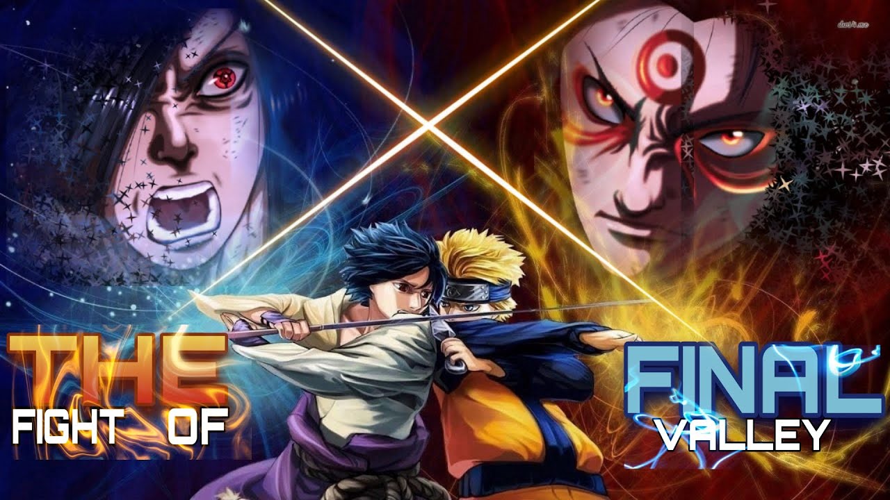 THE FIGHT OF FINAL VALLEY 😈🔥{Naruto vs Sasuke}....#viral #narutoedit # ...