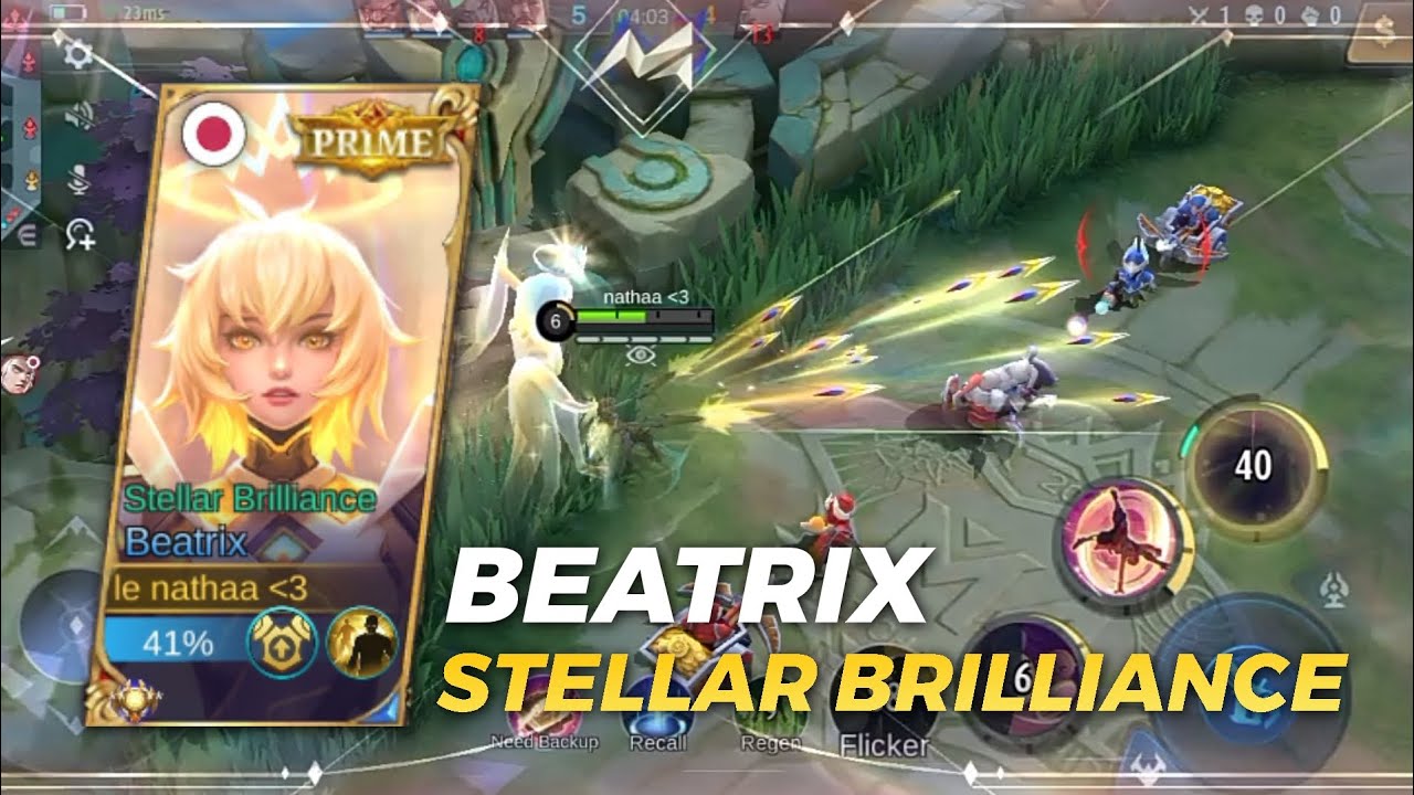 NEW SKIN! BEATRIX PRIME STELLAR BRILLIANCE - Mobile Legends: Bang Bang ...