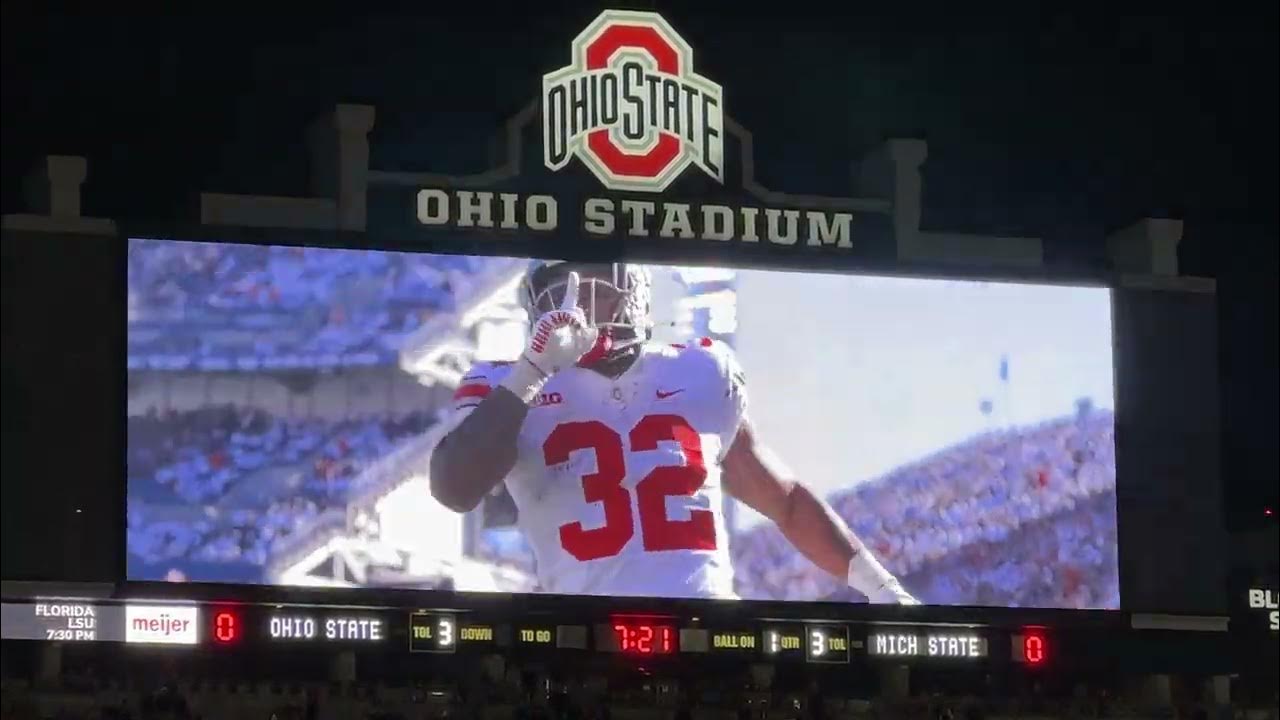 🏈 Buckeyes Take the Football Field - OSU vs Michigan State Nov 11, 2023 Ohio Stadium - Hype ...