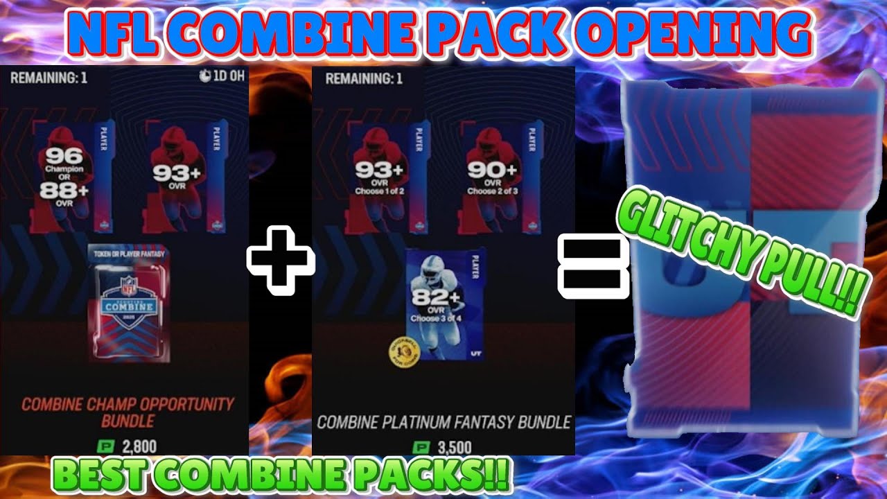 BEST NFL COMBINE PACKS THAT MAKE SENSE!! NFL COMBINE PACK OPENING ...