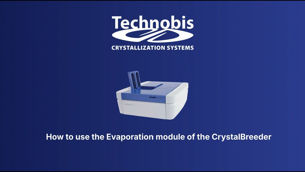 How to use the Evaporation set up of the CrystalBreeder - YouTube