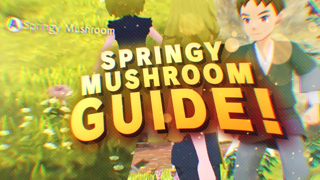 Springy Mushroom LOCATION! | Mushroom Cake Marketing Guide! - Pokemon ...