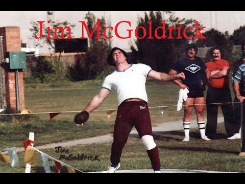 Jim McGoldrick (USA) World class athlete (Discus thrower & highland ...