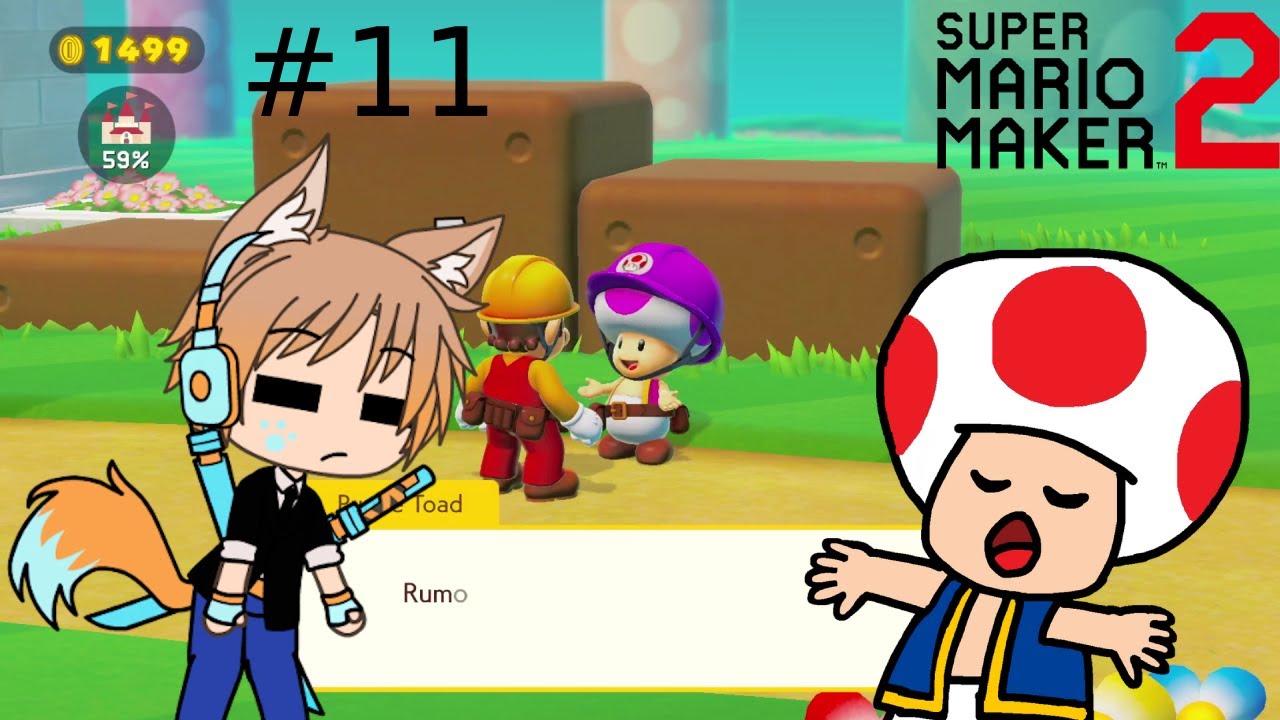 TOAD BE LAZY l Super Mario Maker 2 #11 - YouTube