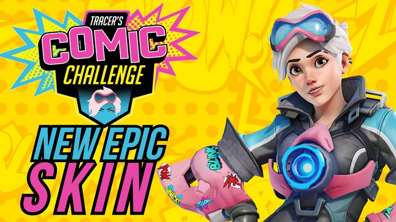 New EPIC Skin & Sprays - Tracer Comic Challenge | Overwatch - YouTube