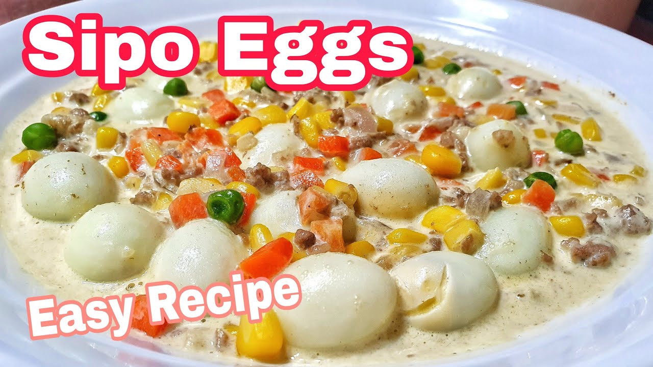 SIPO / SEPO EGGS RECIPE | EASY RECIPE FOR BEGINNERS | CREAMY QUAIL EGGS ...